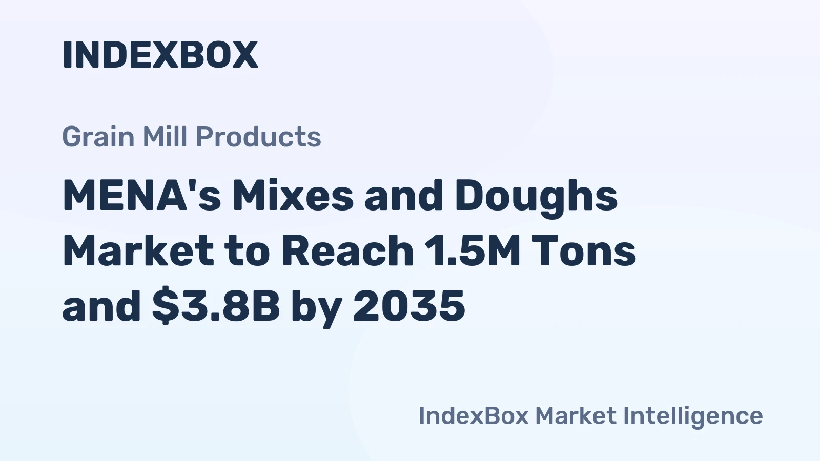 MENA's Mixes and Doughs Market to Reach 1.5M Tons and $3.8B by 2035