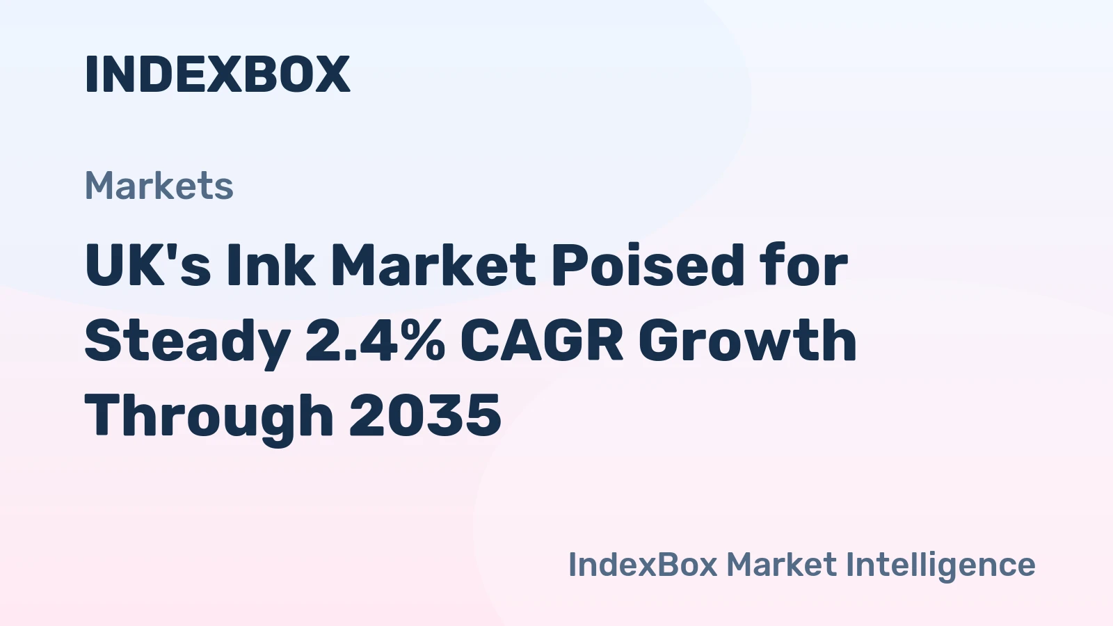 UK's Ink Market Poised for Steady 2.4% CAGR Growth Through 2035