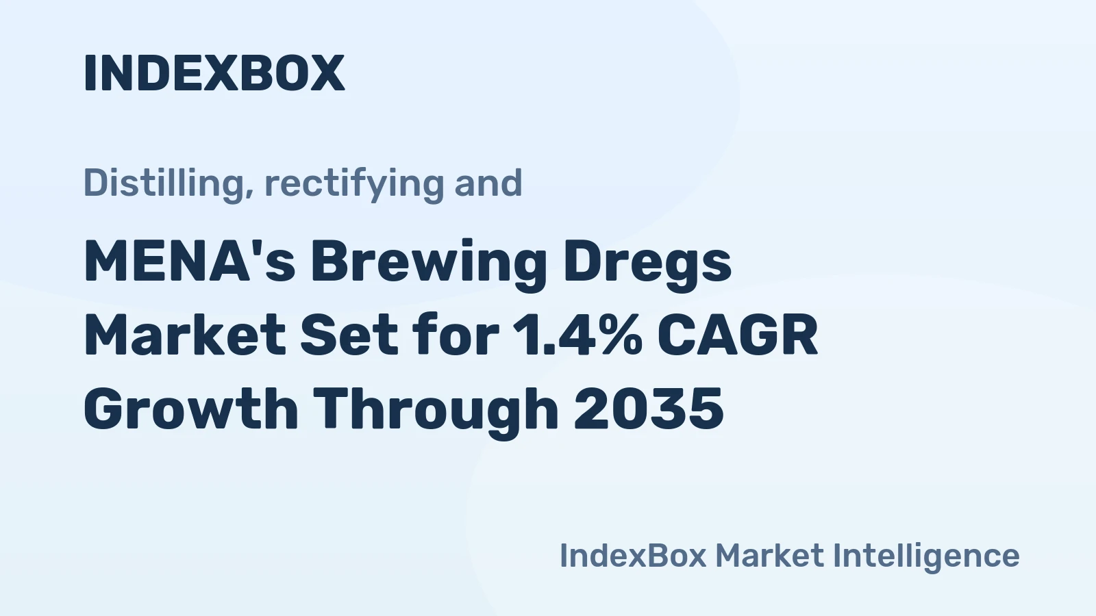 MENA's Brewing Dregs Market Set for 1.4% CAGR Growth Through 2035