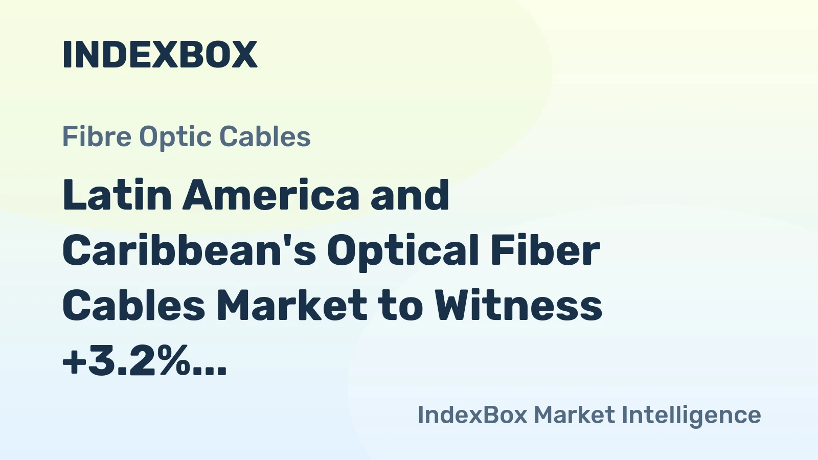 Latin America and Caribbean's Optical Fiber Cables Market to Witness +3.2% CAGR Growth until 2035