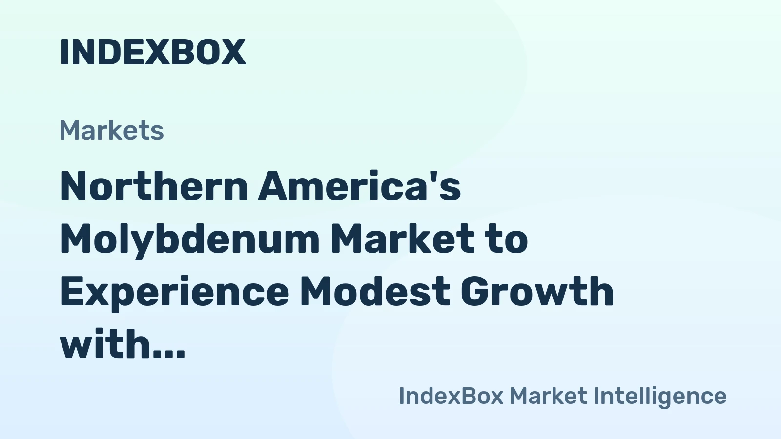 Northern America's Molybdenum Market to Experience Modest Growth with +0.7% CAGR from 2024 to 2035