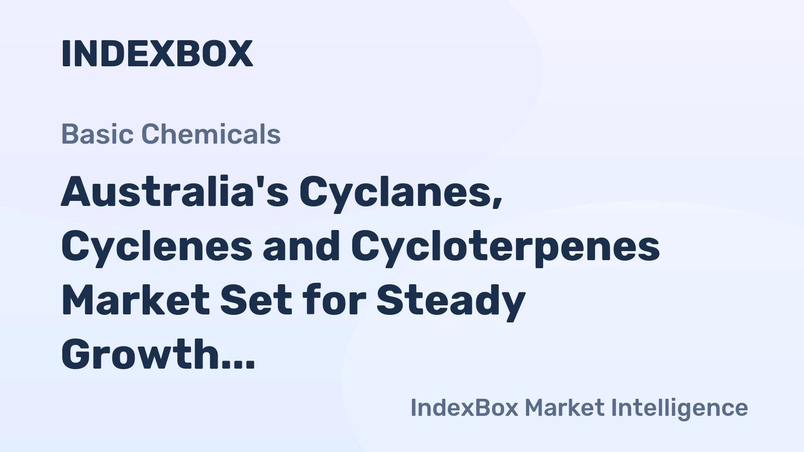 Australia's Cyclanes, Cyclenes and Cycloterpenes Market Set for Steady Growth with a 3.1% CAGR