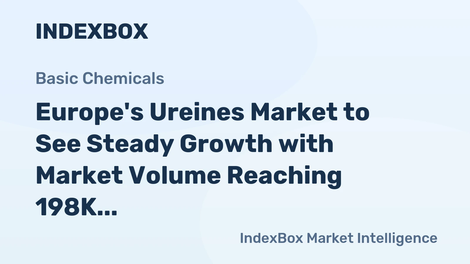 Europe's Ureines Market to See Steady Growth with Market Volume Reaching 198K Tons and Market Value Reaching $4.5B by 2035