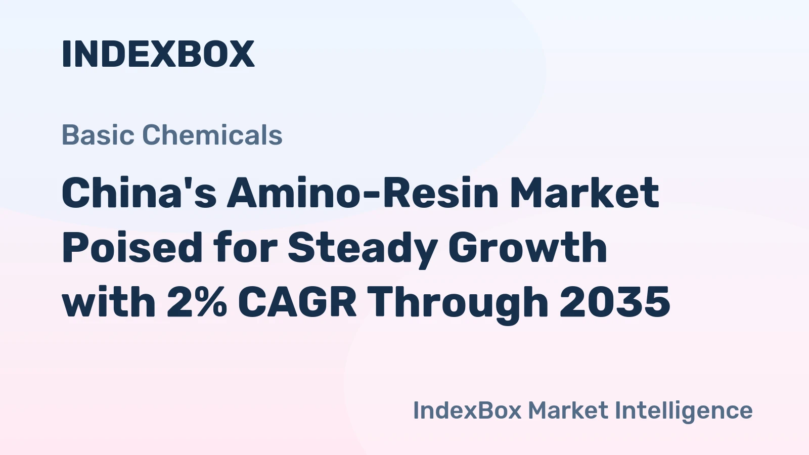 China's Amino-Resin Market Poised for Steady Growth with 2% CAGR Through 2035