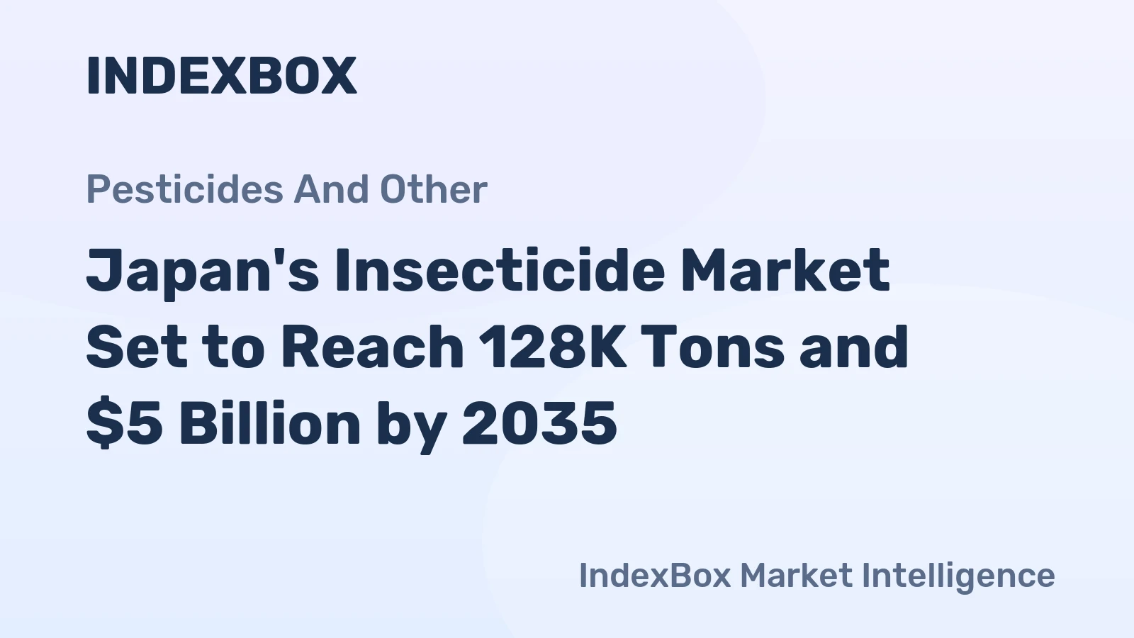Japan's Insecticide Market Set to Reach 128K Tons and $5 Billion by 2035