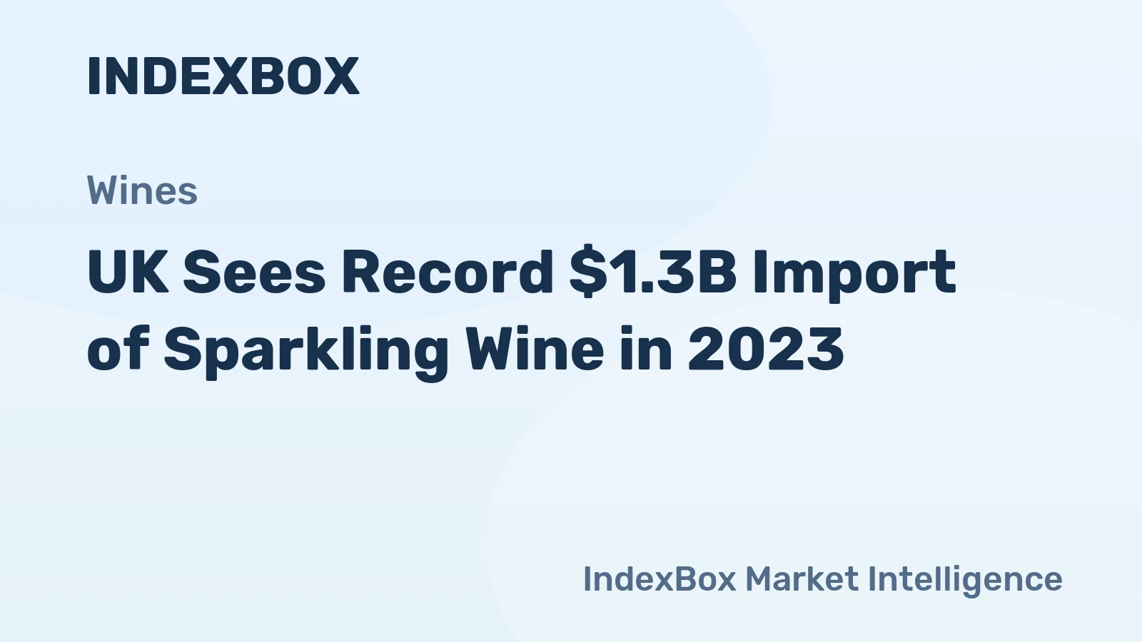 UK Sees Record $1.3B Import of Sparkling Wine in 2023
