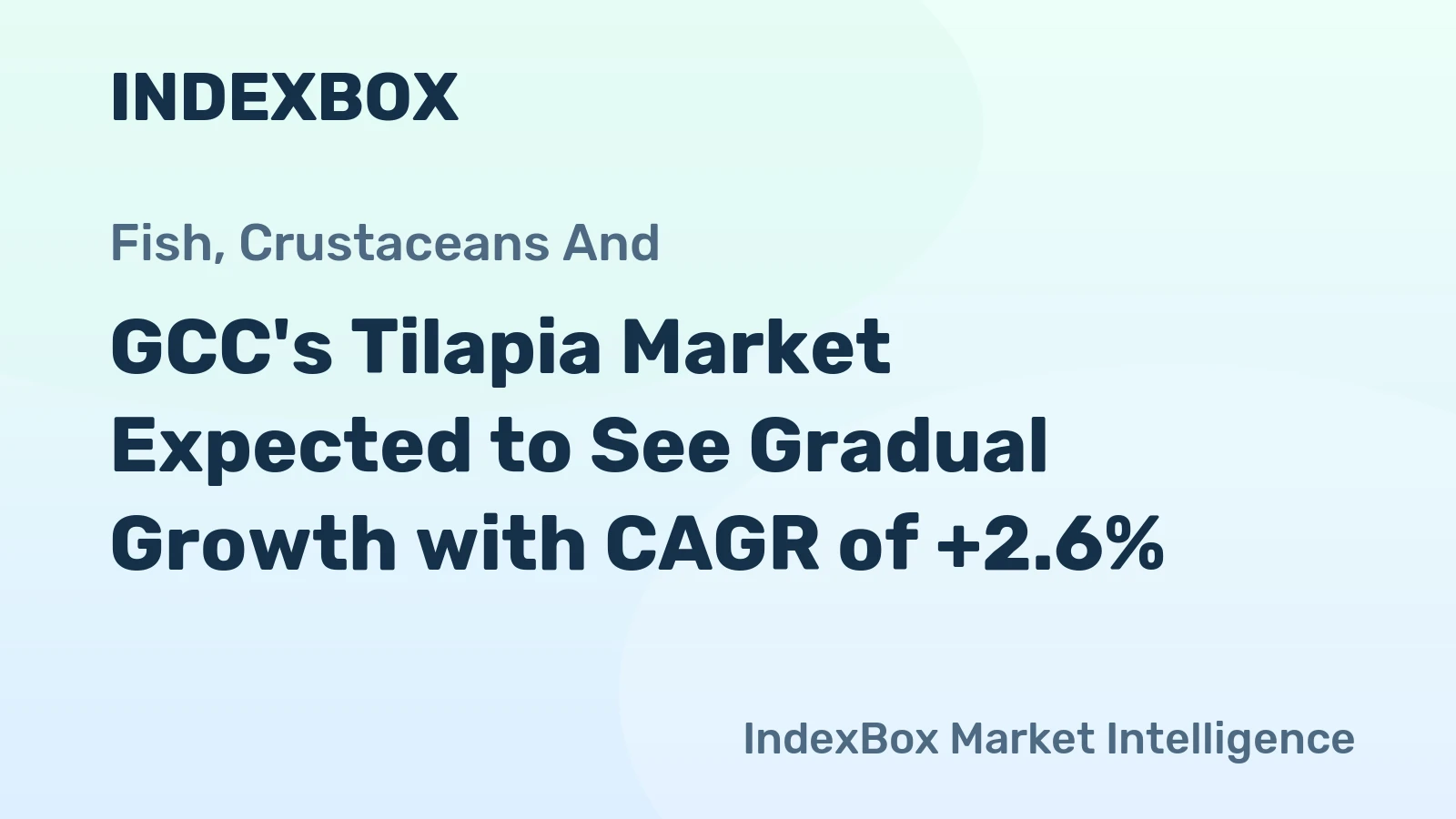 GCC's Tilapia Market Expected to See Gradual Growth with CAGR of +2.6%