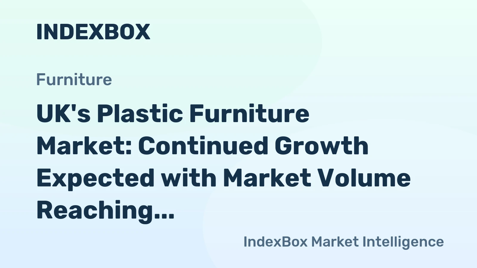 UK's Plastic Furniture Market: Continued Growth Expected with Market Volume Reaching 48M Units and Market Value at $196M by 2035