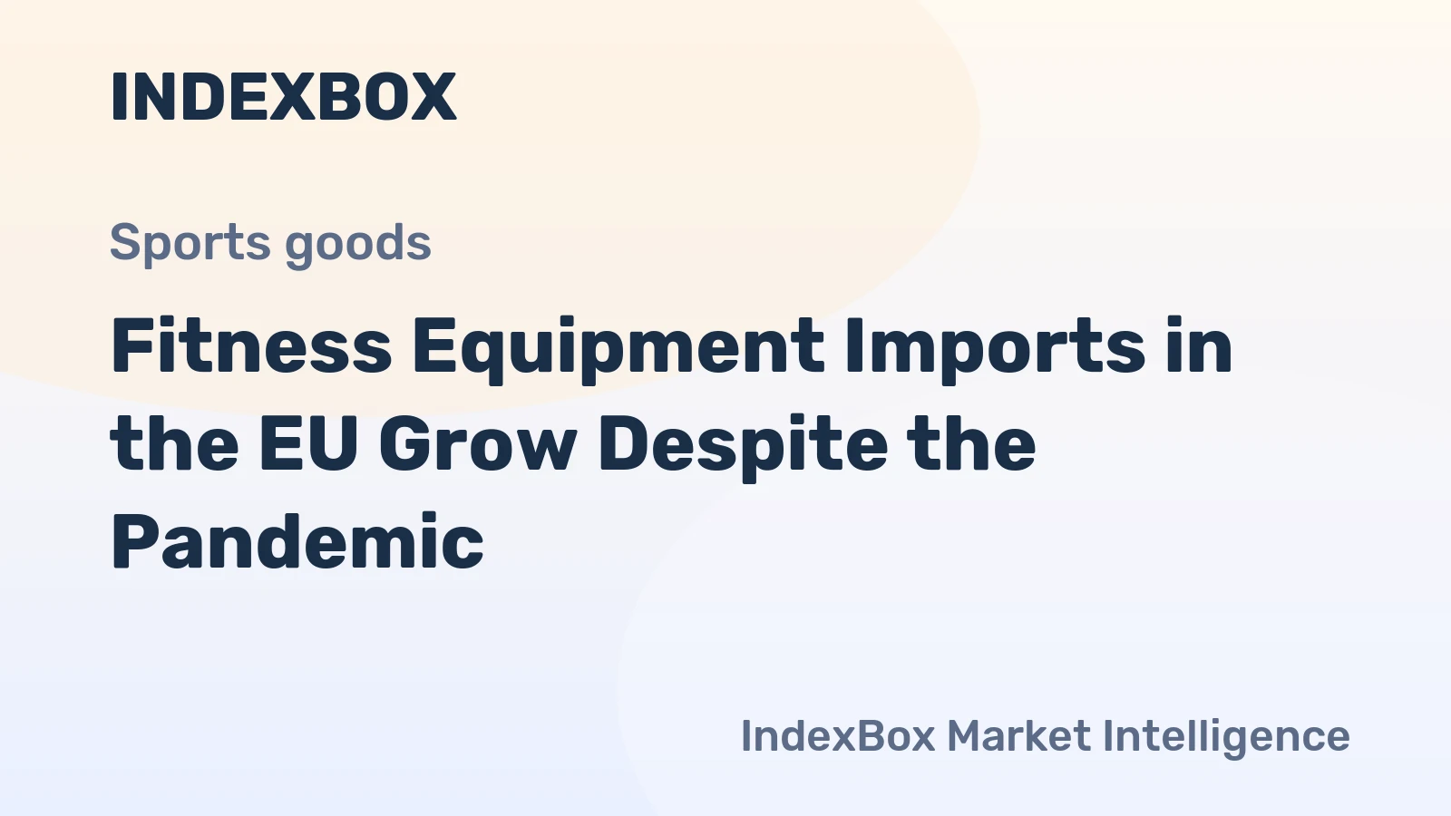 Fitness Equipment Imports in the EU Grow Despite the Pandemic