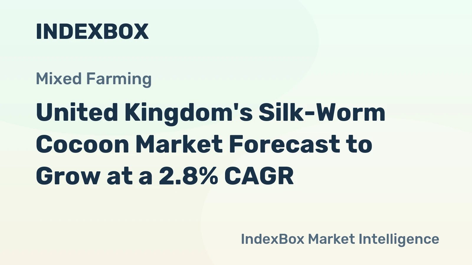 United Kingdom's Silk-Worm Cocoon Market Forecast to Grow at a 2.8% CAGR
