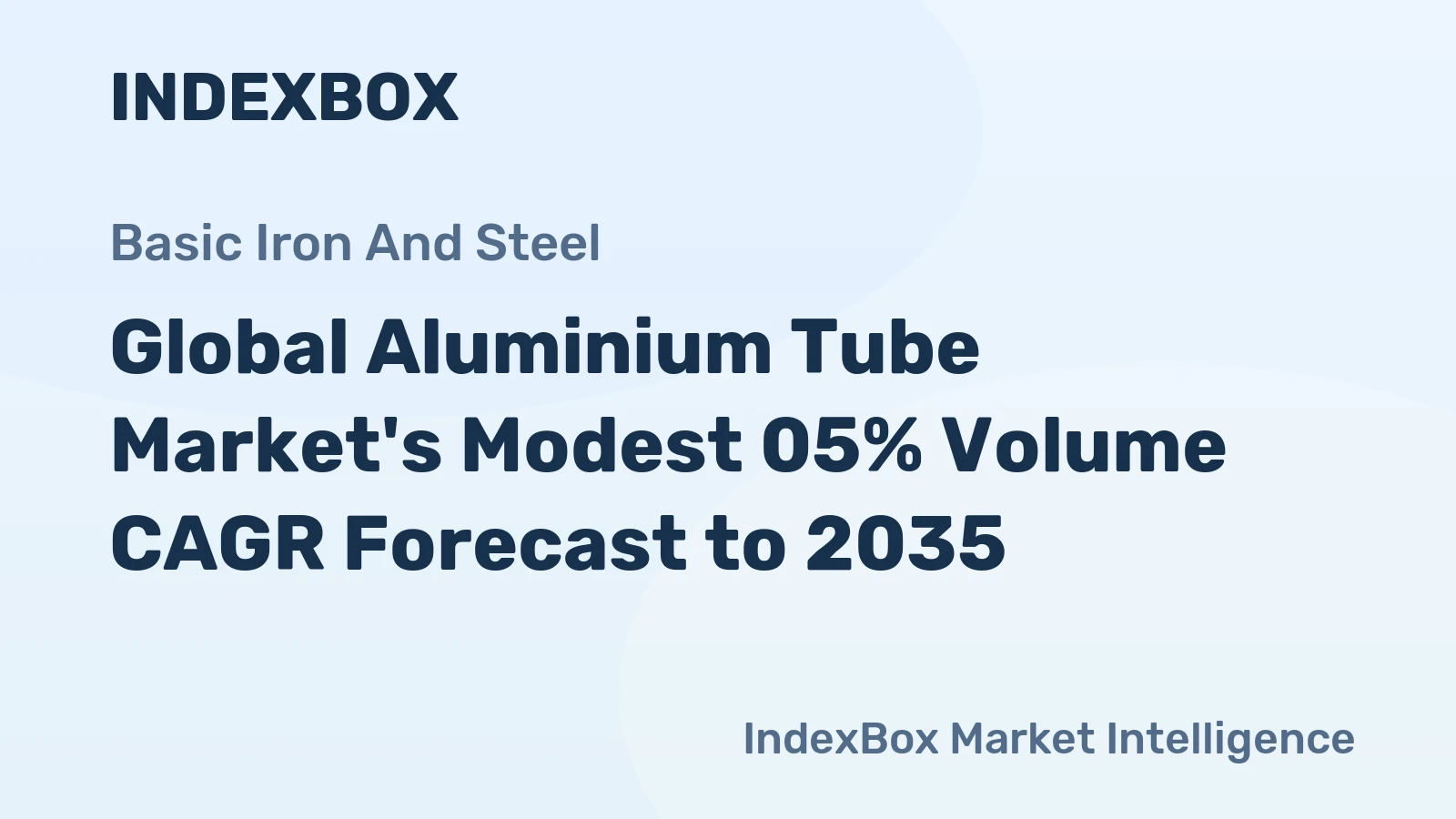 Global Aluminium Tube Market's Modest 05% Volume CAGR Forecast to 2035