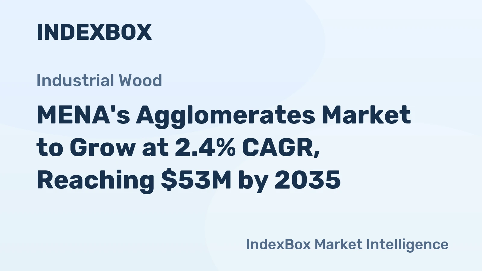 MENA's Agglomerates Market to Grow at 2.4% CAGR, Reaching $53M by 2035