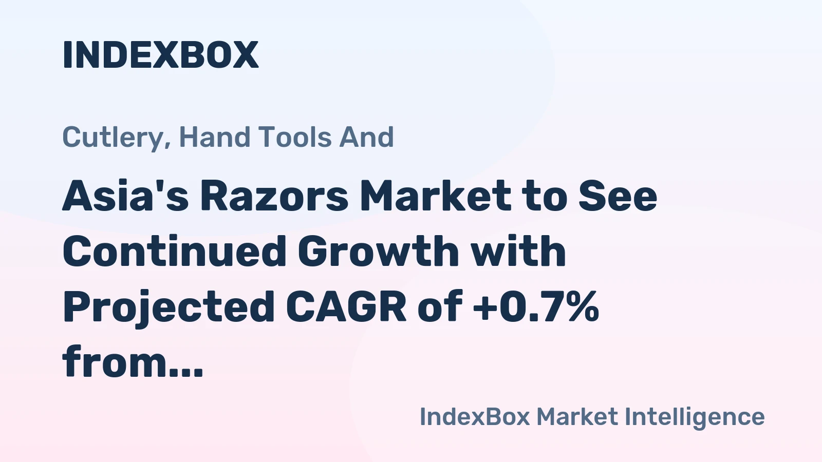 Asia's Razors Market to See Continued Growth with Projected CAGR of +0.7% from 2024-2035