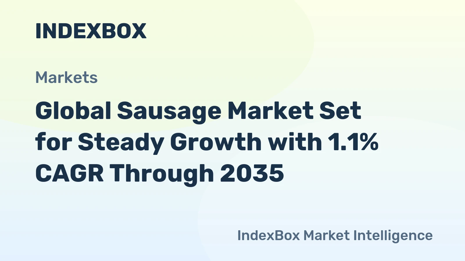 Global Sausage Market Set for Steady Growth with 1.1% CAGR Through 2035