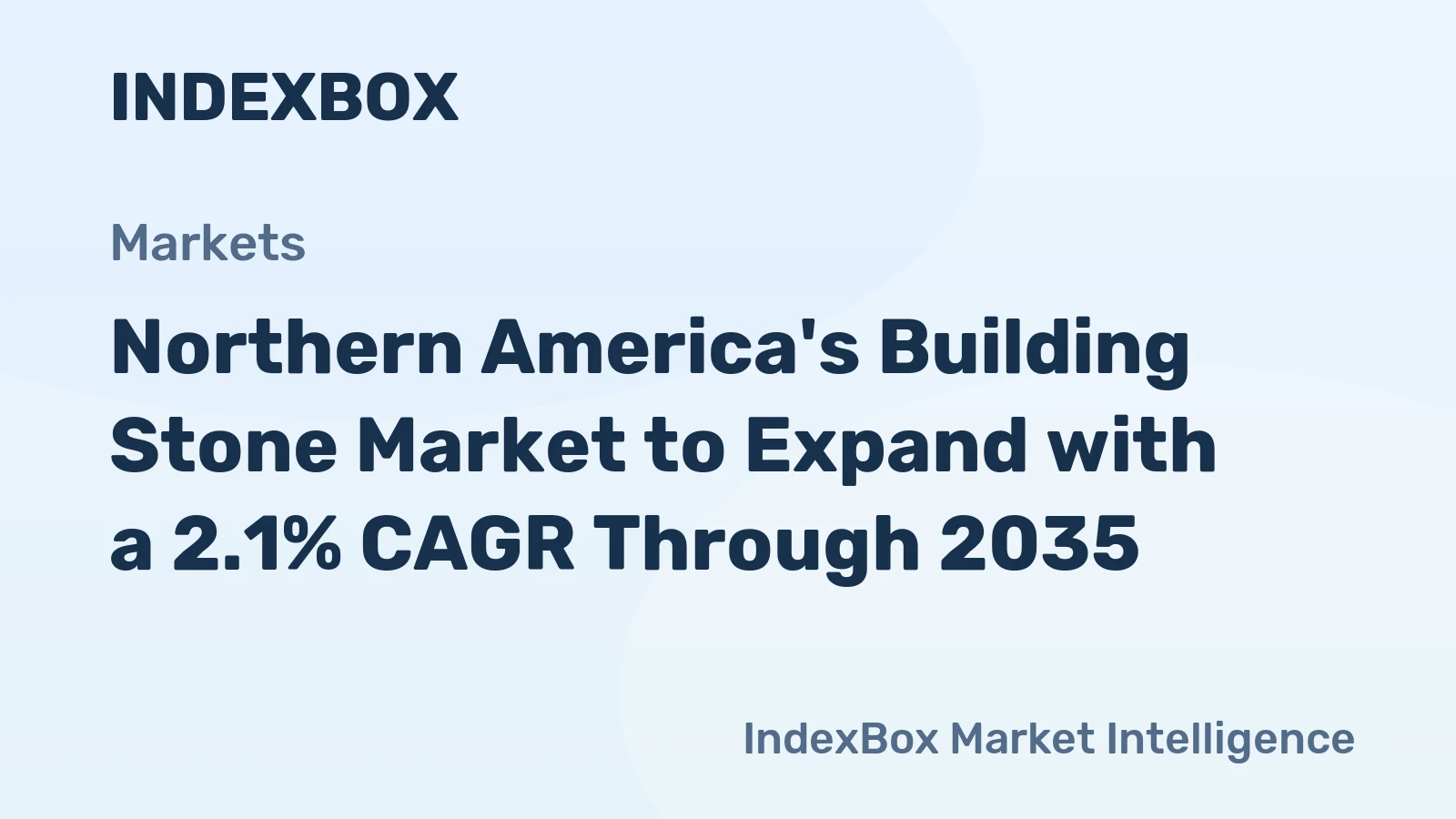 Northern America's Building Stone Market to Expand with a 2.1% CAGR Through 2035