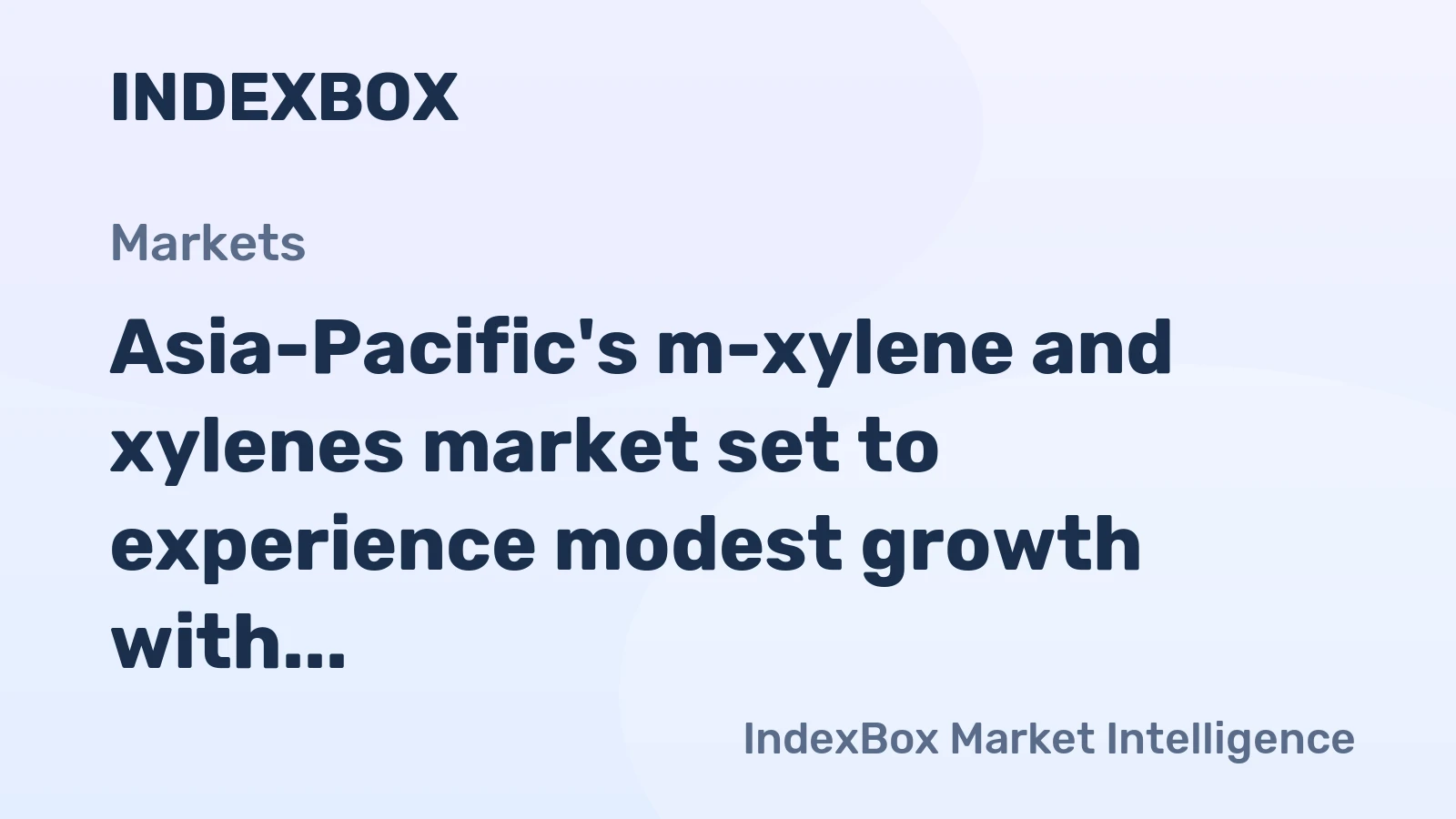 Asia-Pacific's m-xylene and xylenes market set to experience modest growth with CAGR of +1.0% from 2024 to 2035