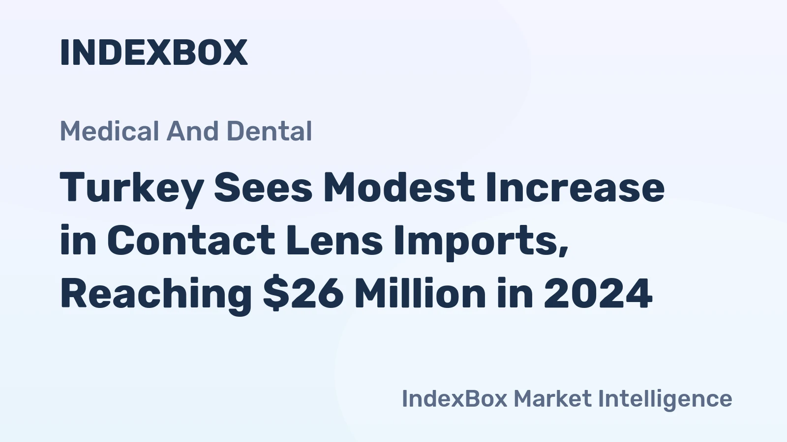 Turkey Sees Modest Increase in Contact Lens Imports, Reaching $26 Million in 2024