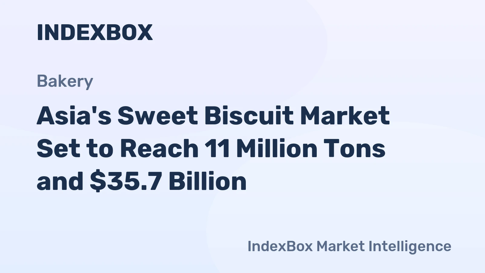 Asia's Sweet Biscuit Market Set to Reach 11 Million Tons and $35.7 Billion