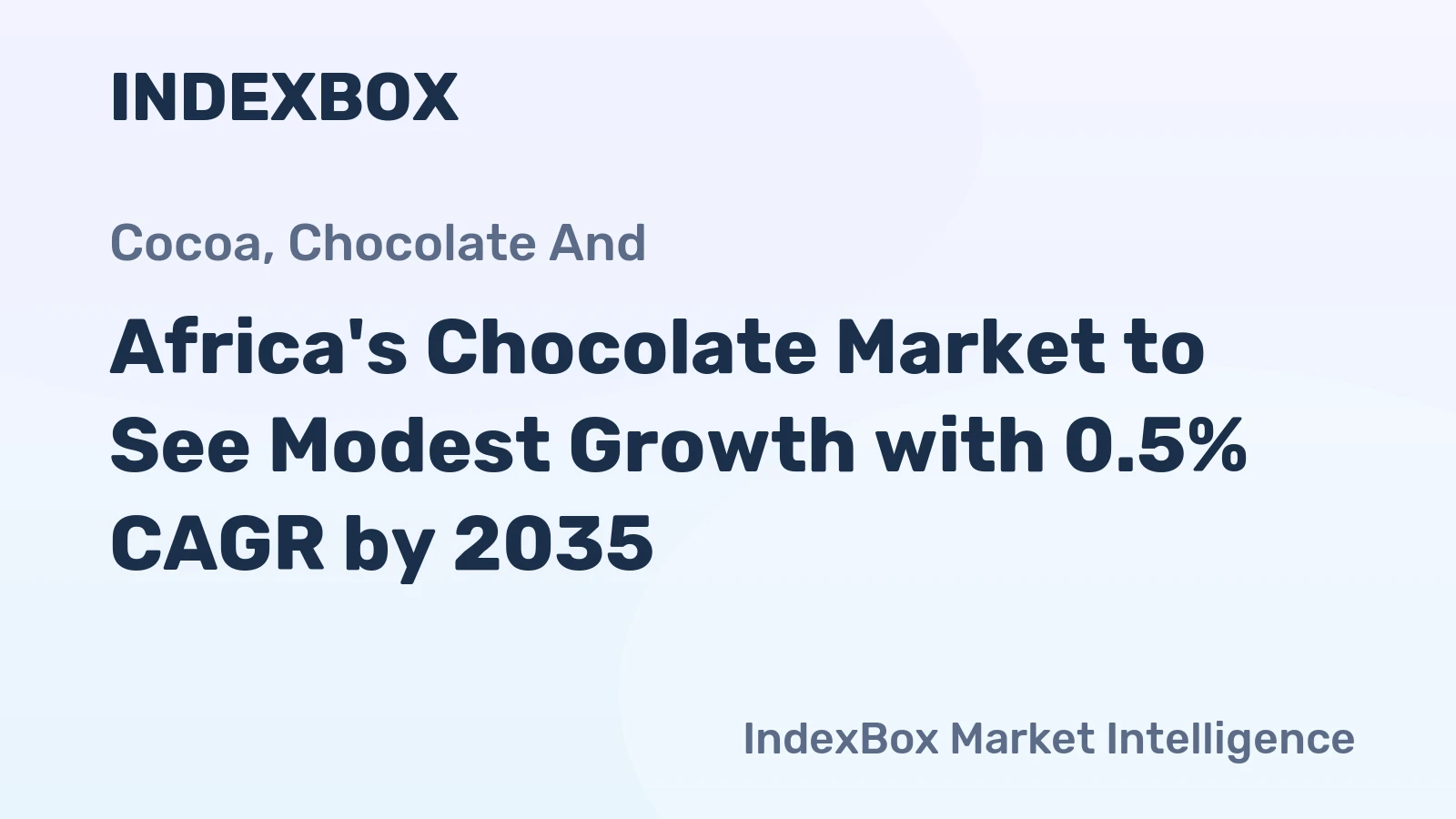 Africa's Chocolate Market to See Modest Growth with 0.5% CAGR by 2035