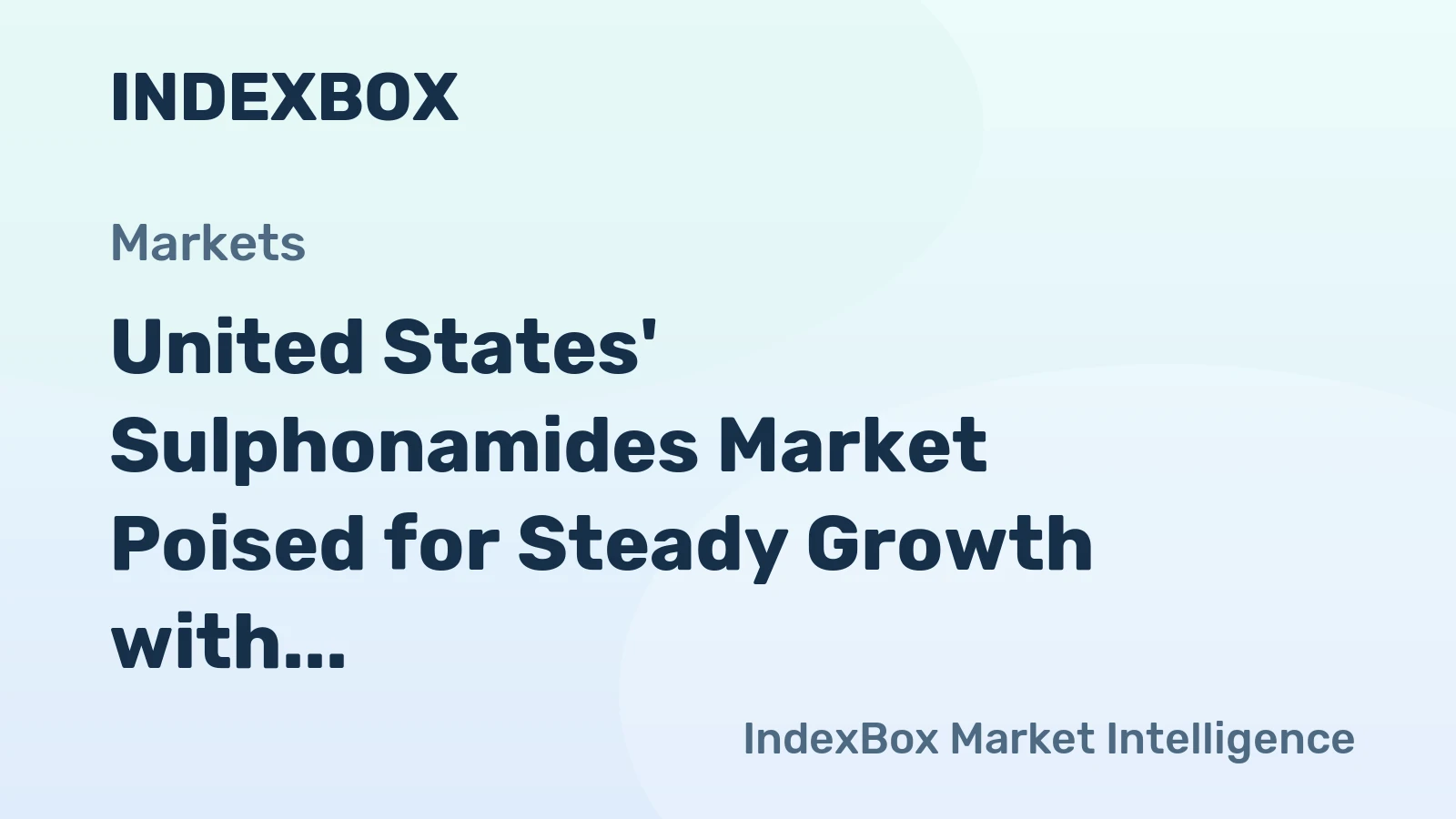 United States' Sulphonamides Market Poised for Steady Growth with 2.8% CAGR in Value