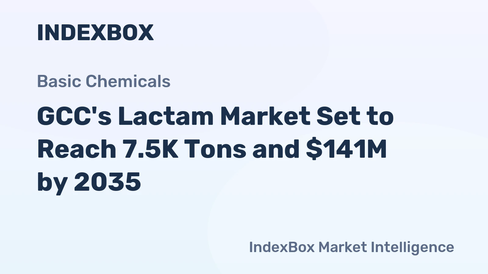 GCC's Lactam Market Set to Reach 7.5K Tons and $141M by 2035