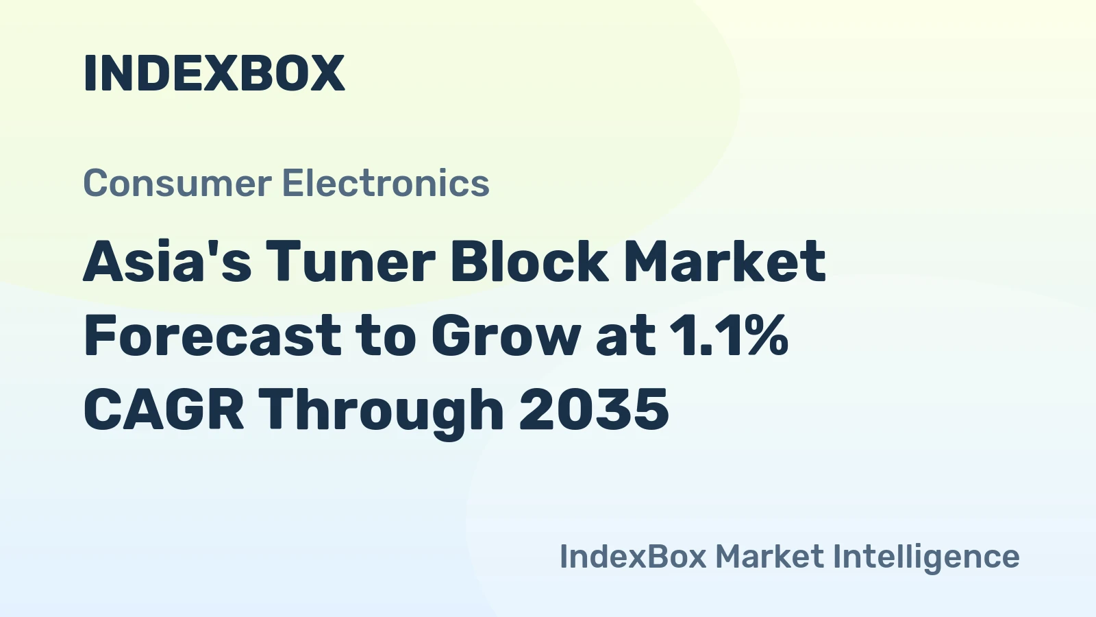 Asia's Tuner Block Market Forecast to Grow at 1.1% CAGR Through 2035