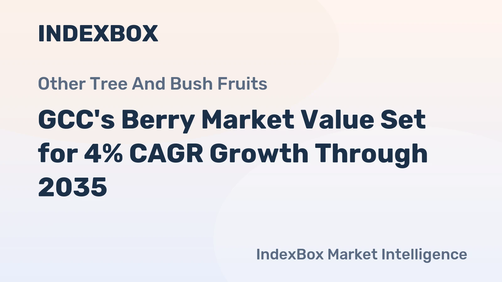 GCC's Berry Market Value Set for 4% CAGR Growth Through 2035