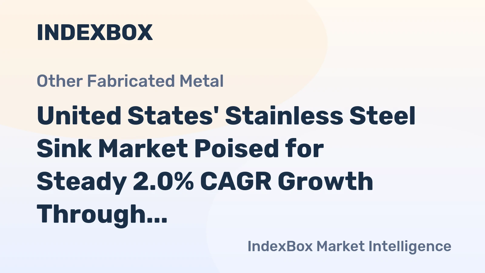 United States' Stainless Steel Sink Market Poised for Steady 2.0% CAGR Growth Through 2035