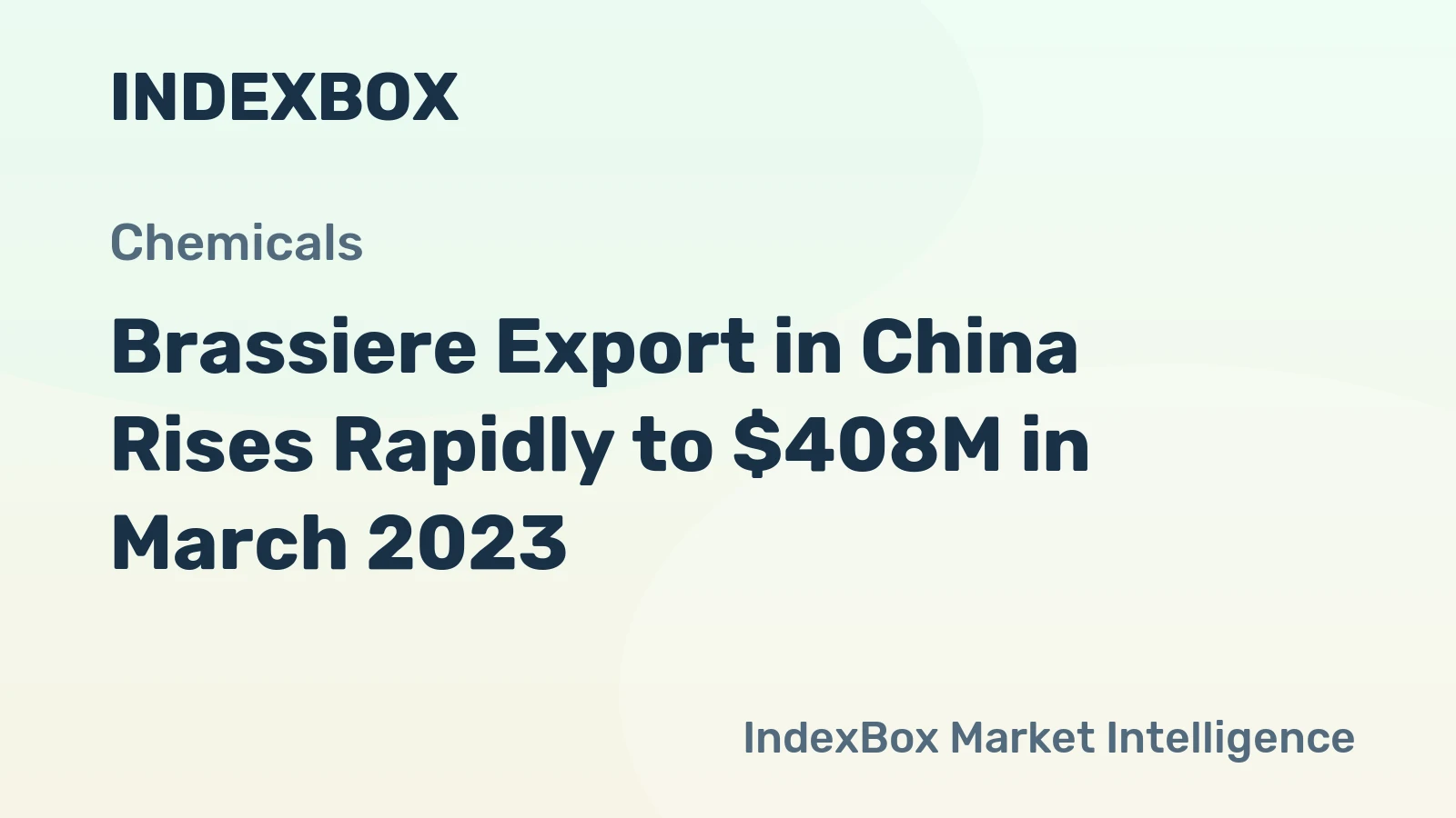 Brassiere Export in China Rises Rapidly to $408M in March 2023