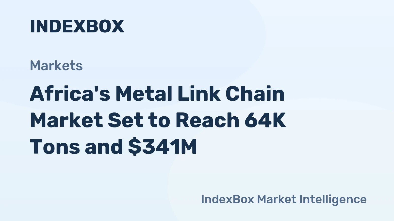 Africa's Metal Link Chain Market Set to Reach 64K Tons and $341M