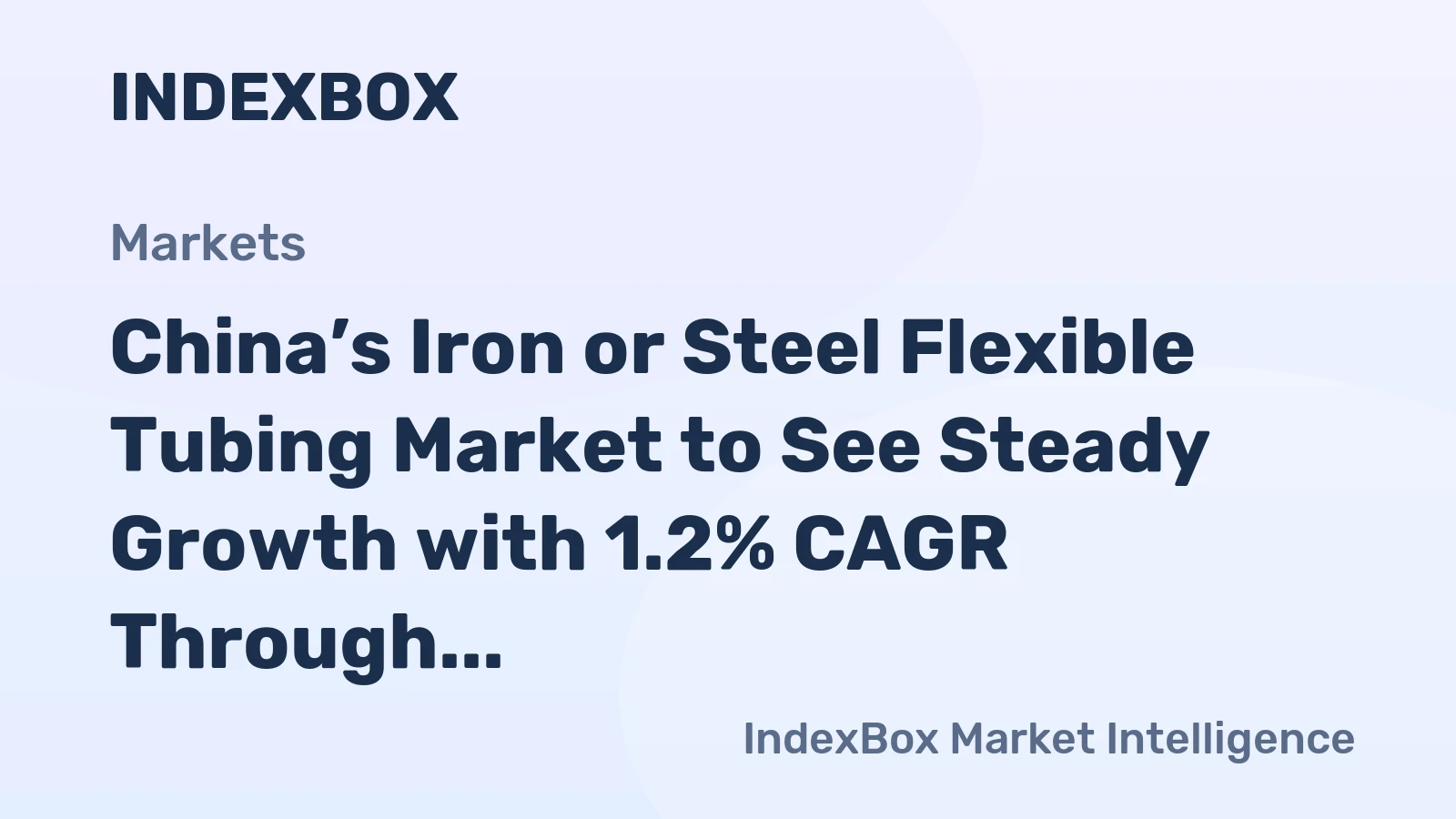 China’s Iron or Steel Flexible Tubing Market to See Steady Growth with 1.2% CAGR Through 2035