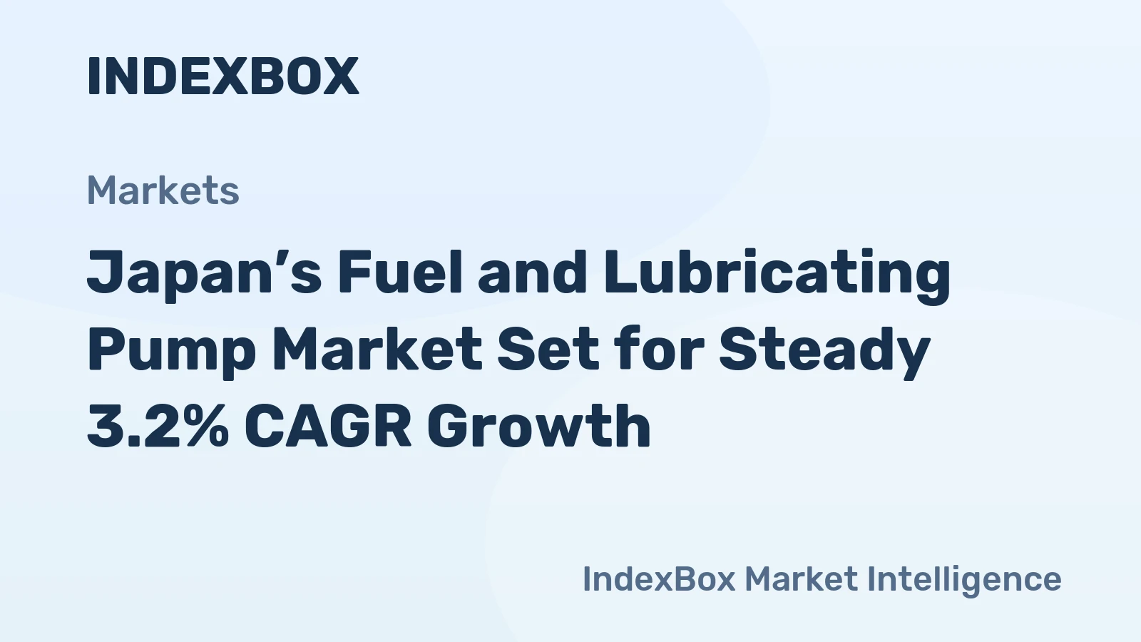 Japan’s Fuel and Lubricating Pump Market Set for Steady 3.2% CAGR Growth