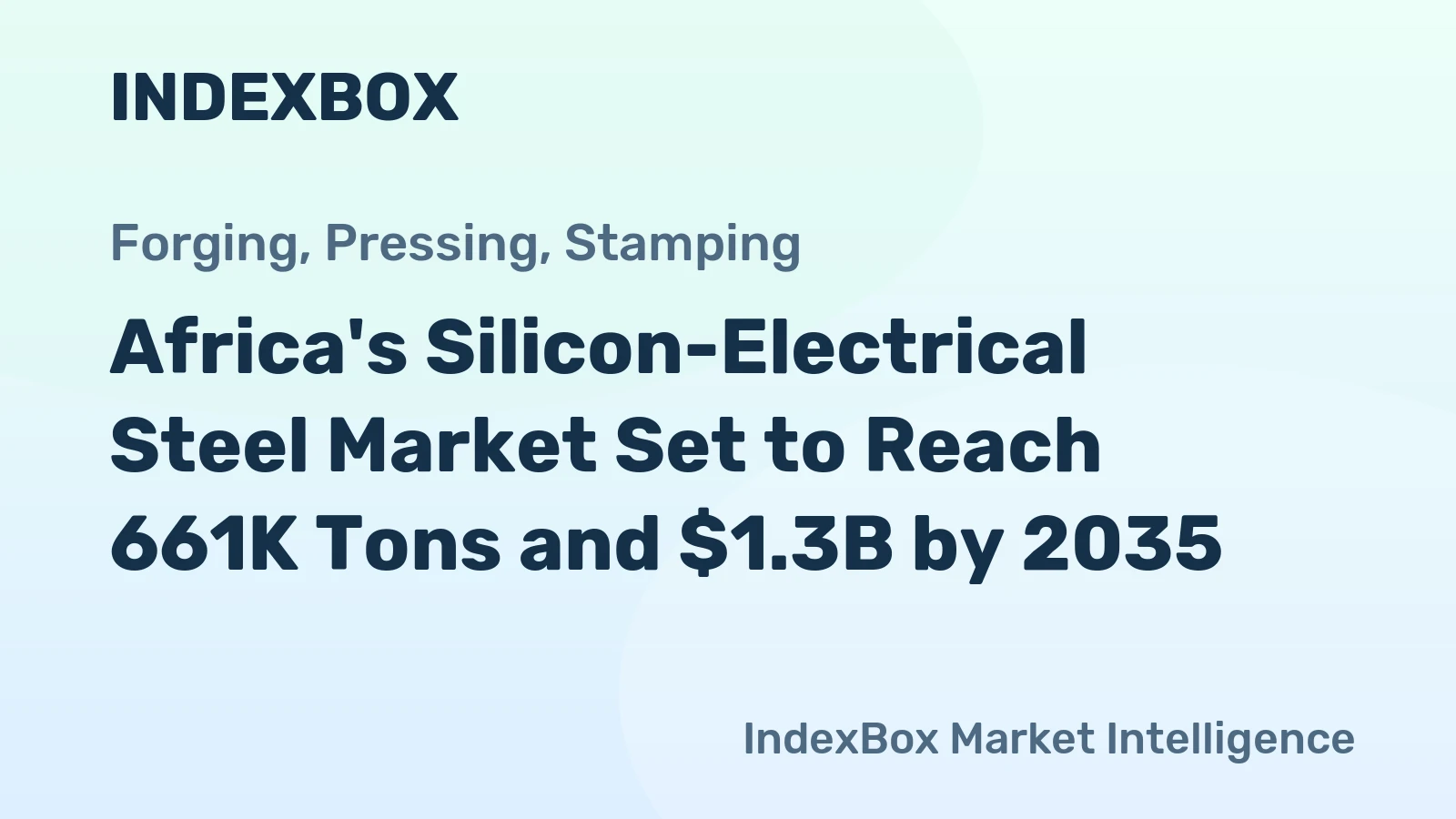 Africa's Silicon-Electrical Steel Market Set to Reach 661K Tons and $1.3B by 2035