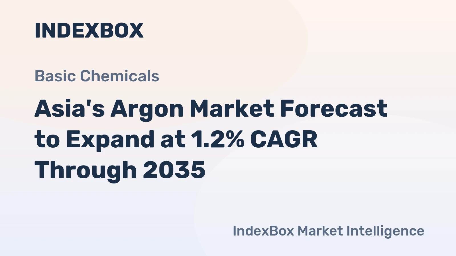 Asia's Argon Market Forecast to Expand at 1.2% CAGR Through 2035