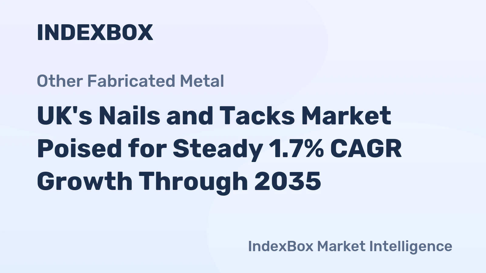 UK's Nails and Tacks Market Poised for Steady 1.7% CAGR Growth Through 2035