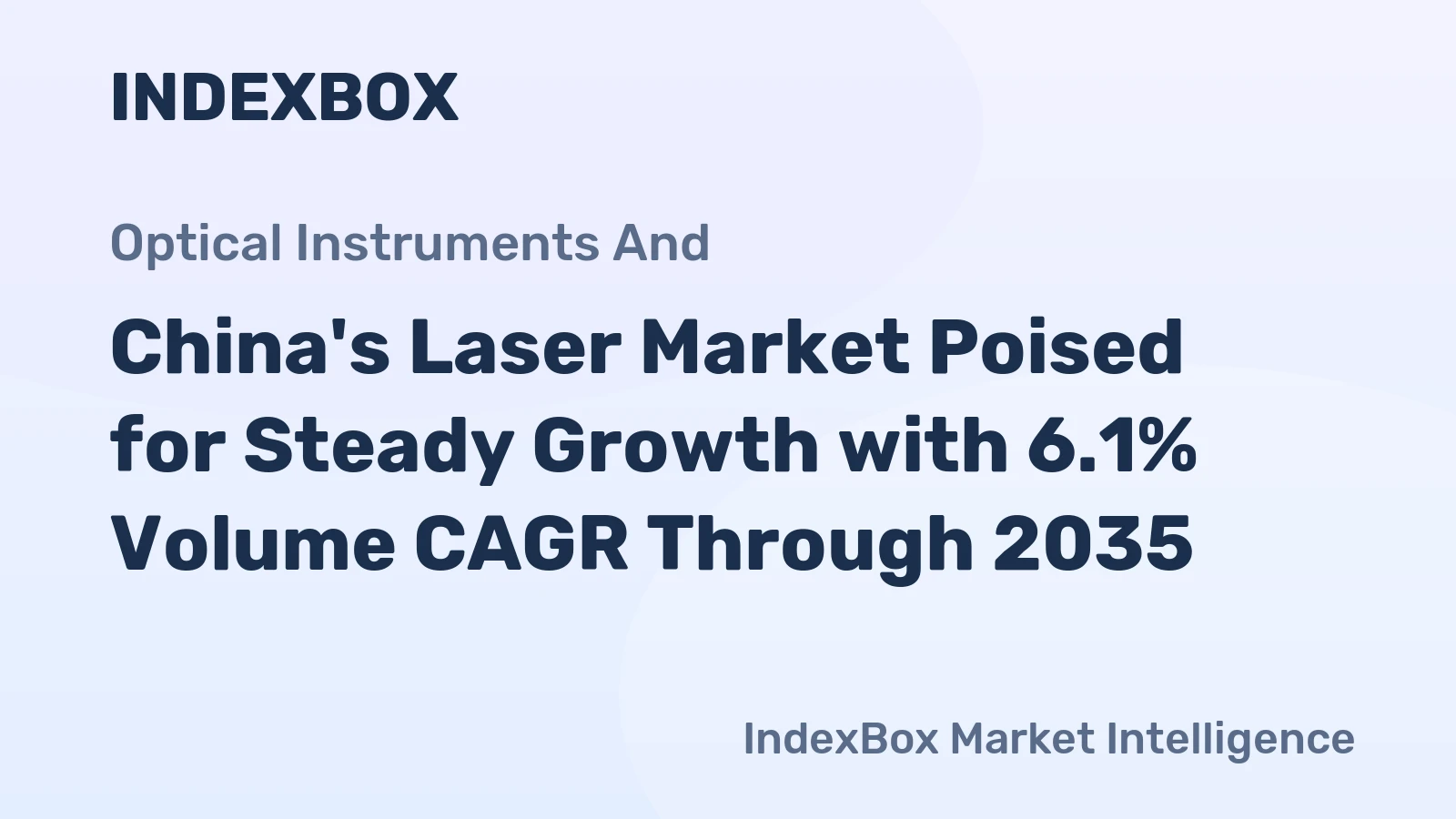 China's Laser Market Poised for Steady Growth with 6.1% Volume CAGR Through 2035
