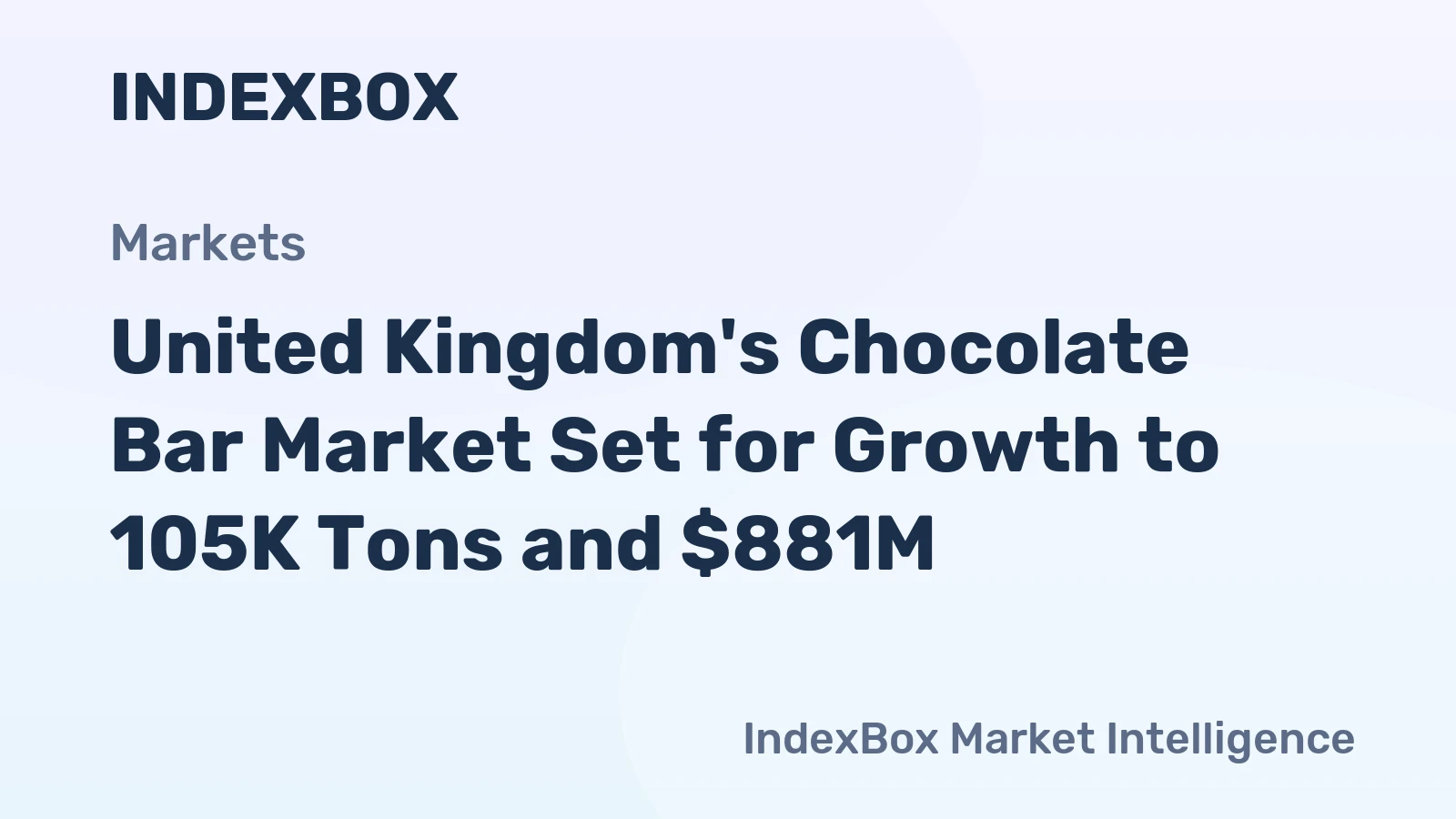 United Kingdom's Chocolate Bar Market Set for Growth to 105K Tons and $881M