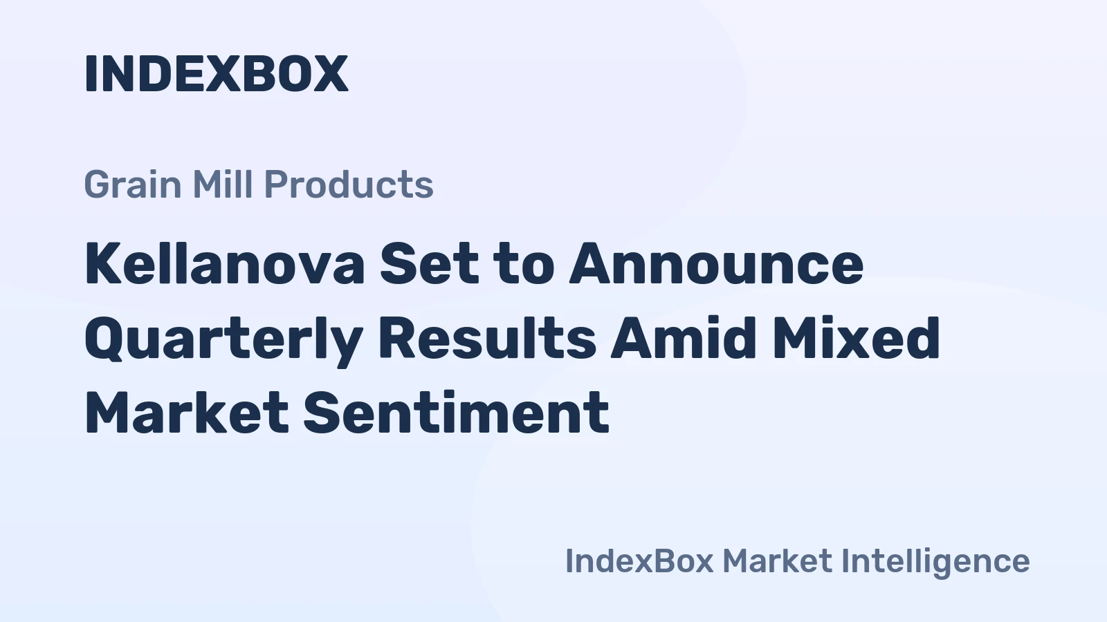 Kellanova Set to Announce Quarterly Results Amid Mixed Market Sentiment