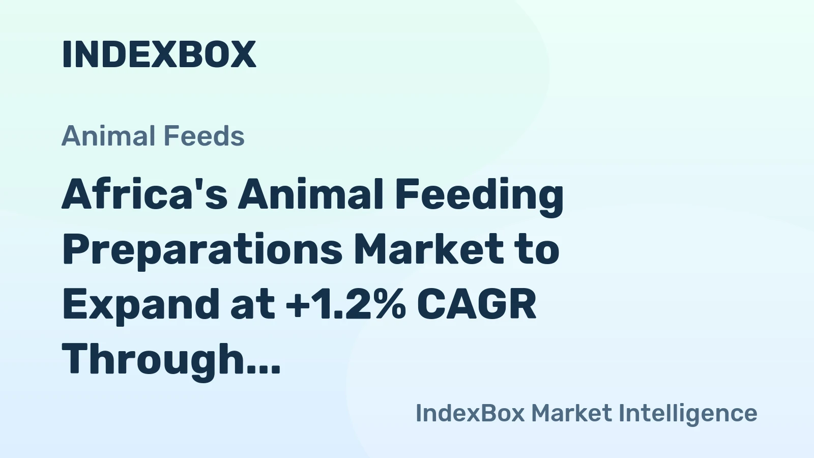 Africa's Animal Feeding Preparations Market to Expand at +1.2% CAGR Through 2035