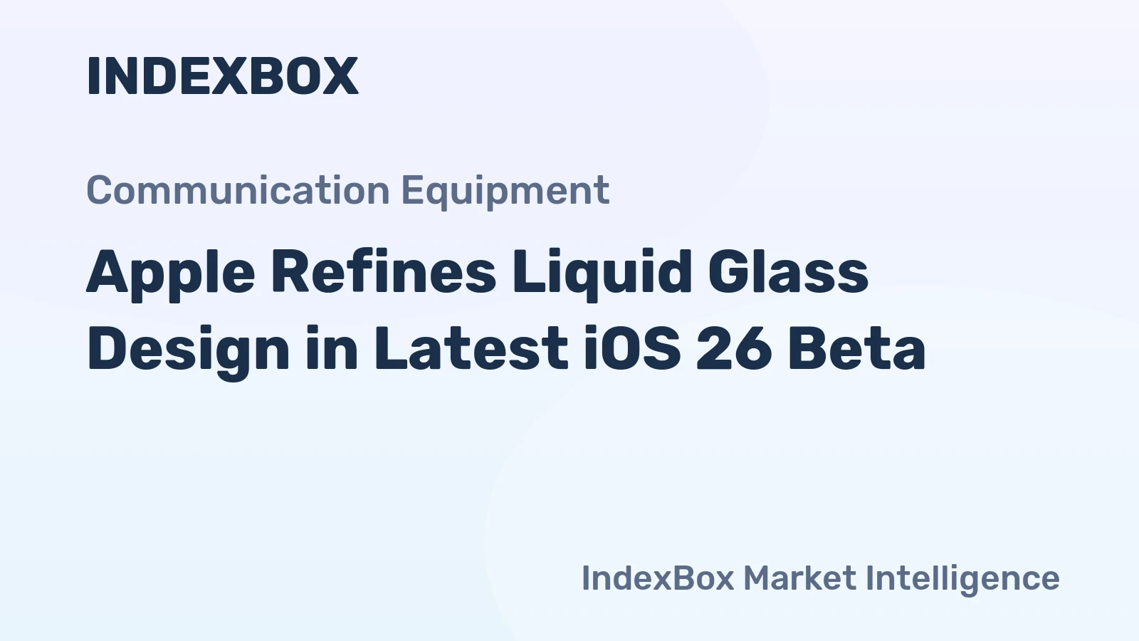 Apple Refines Liquid Glass Design in Latest iOS 26 Beta