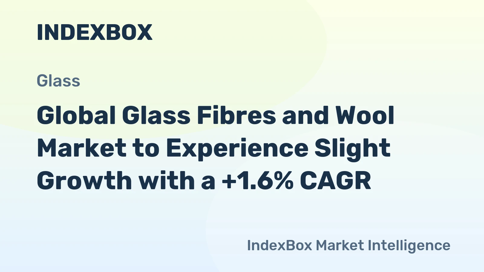 Global Glass Fibres and Wool Market to Experience Slight Growth with a +1.6% CAGR