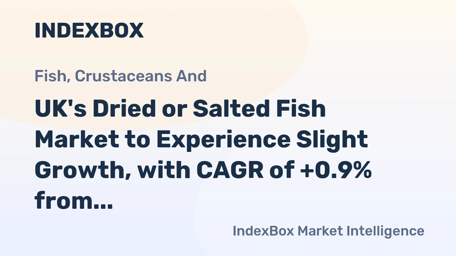 UK's Dried or Salted Fish Market to Experience Slight Growth, with CAGR of +0.9% from 2024-2035