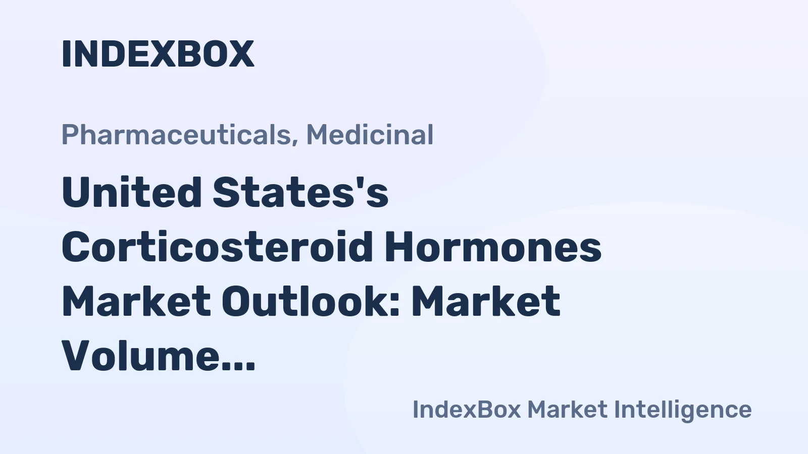 United States's Corticosteroid Hormones Market Outlook: Market Volume to Reach 32K Tons and Market Value to Soar to $18.8B by 2035