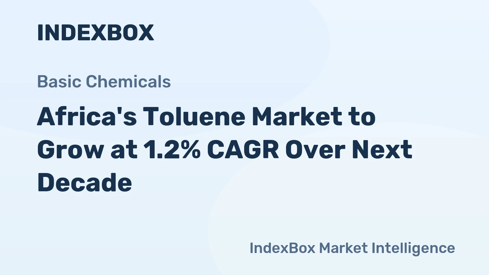 Africa's Toluene Market to Grow at 1.2% CAGR Over Next Decade