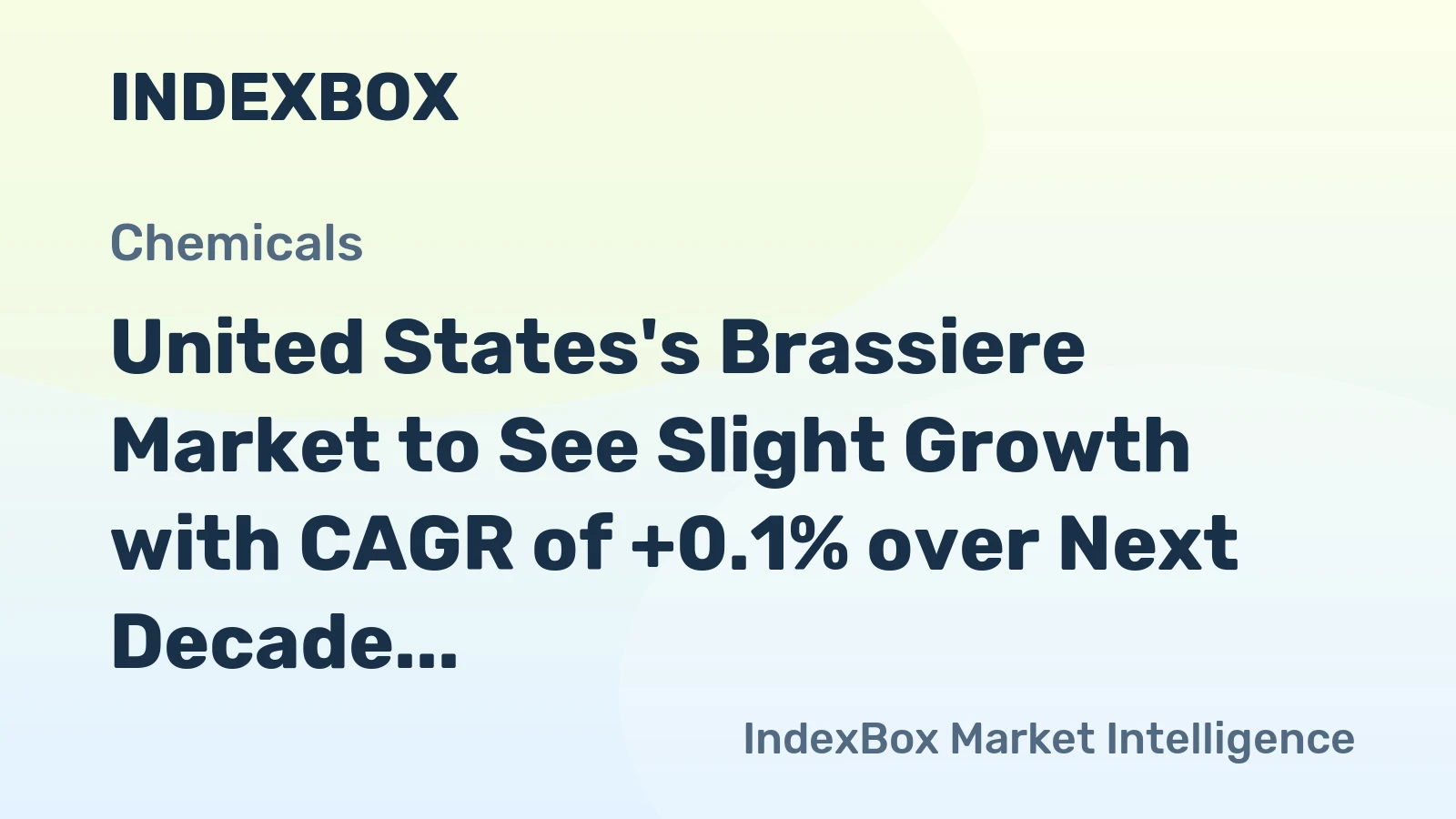 United States's Brassiere Market to See Slight Growth with CAGR of +0.1% over Next Decade