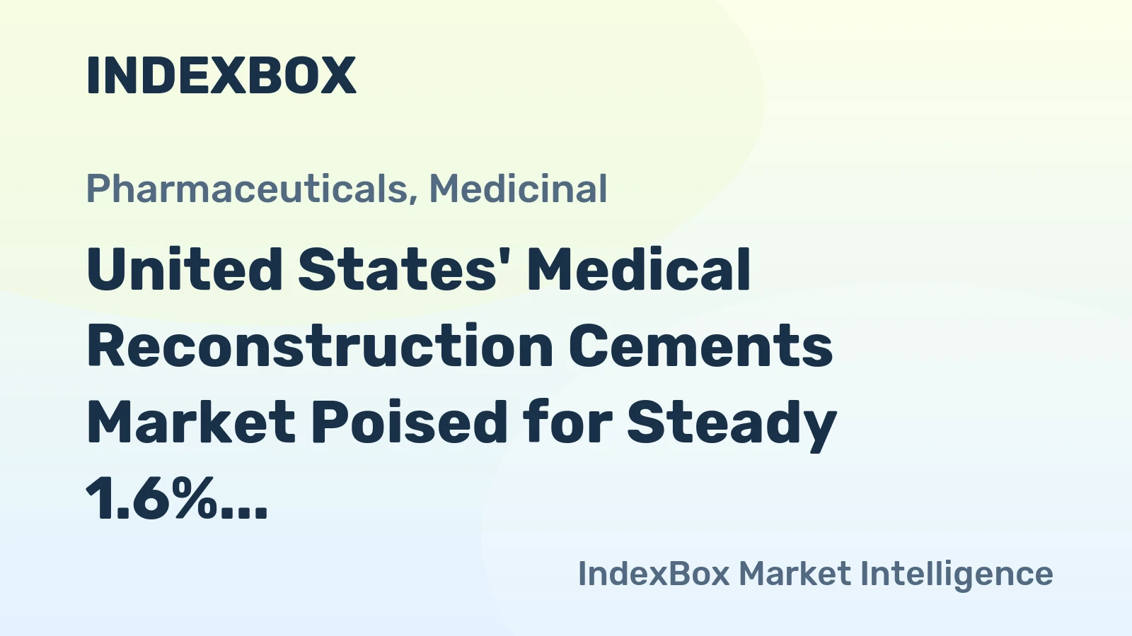 United States' Medical Reconstruction Cements Market Poised for Steady 1.6% CAGR Growth Through 2035
