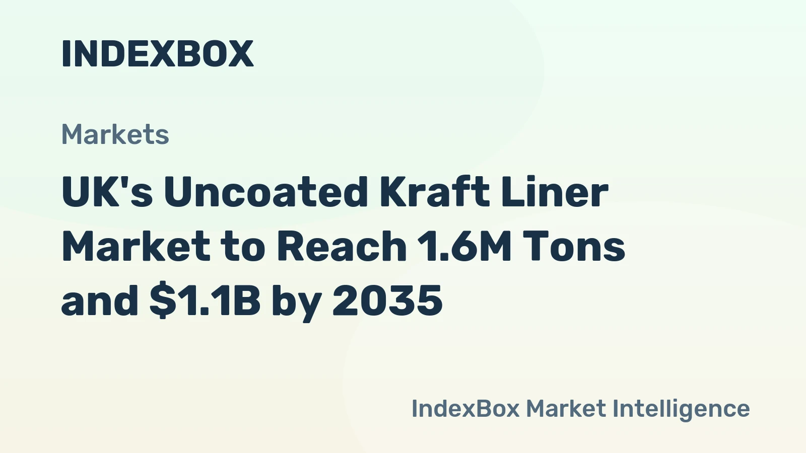 UK's Uncoated Kraft Liner Market to Reach 1.6M Tons and $1.1B by 2035