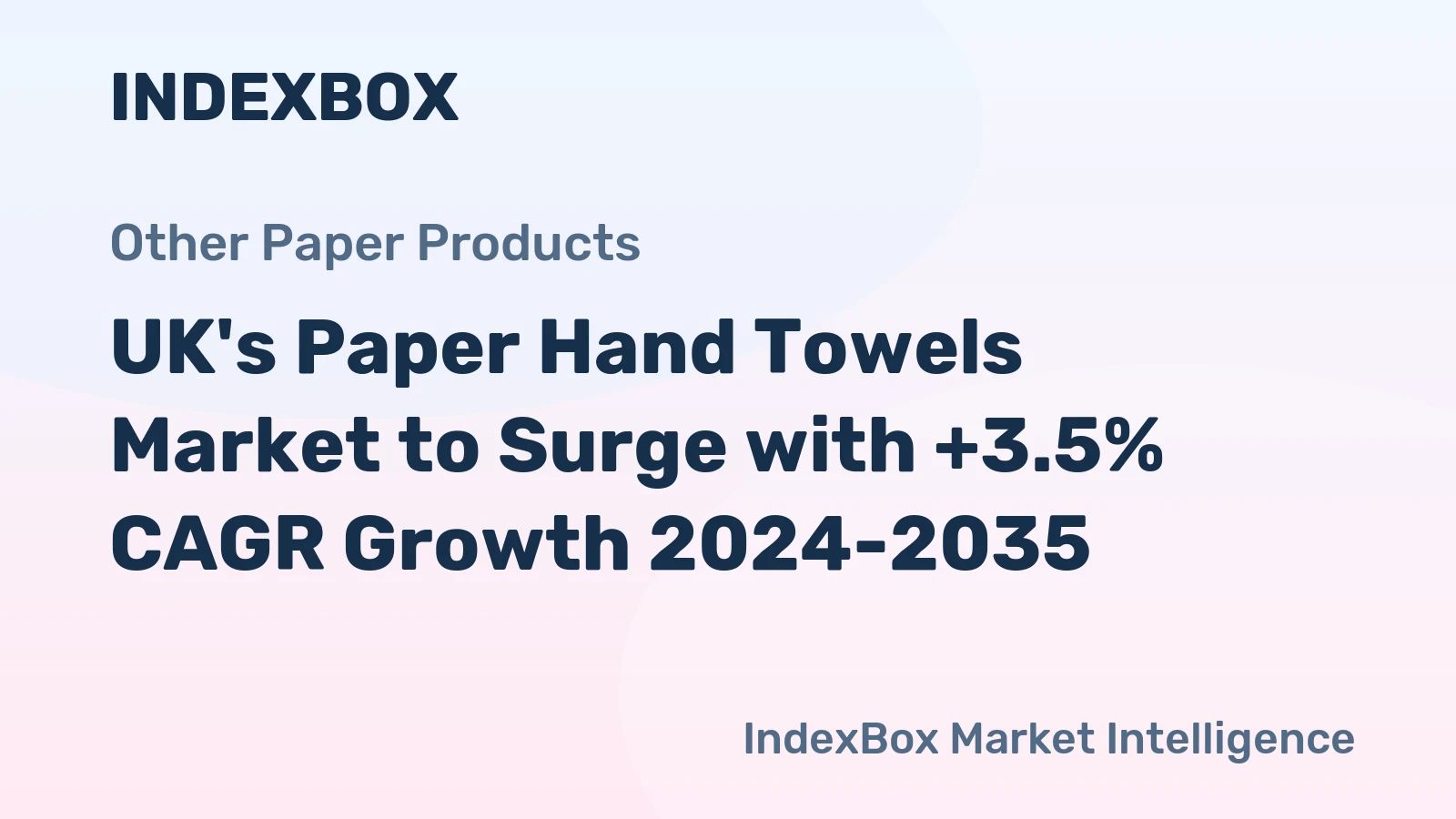 UK's Paper Hand Towels Market to Surge with +3.5% CAGR Growth 2024-2035