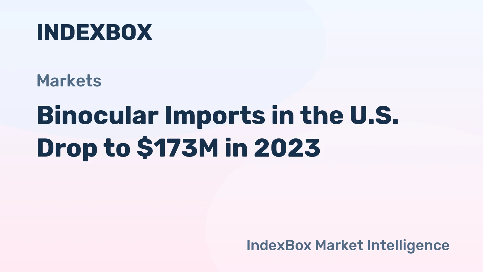 Binocular Imports in the U.S. Drop to $173M in 2023