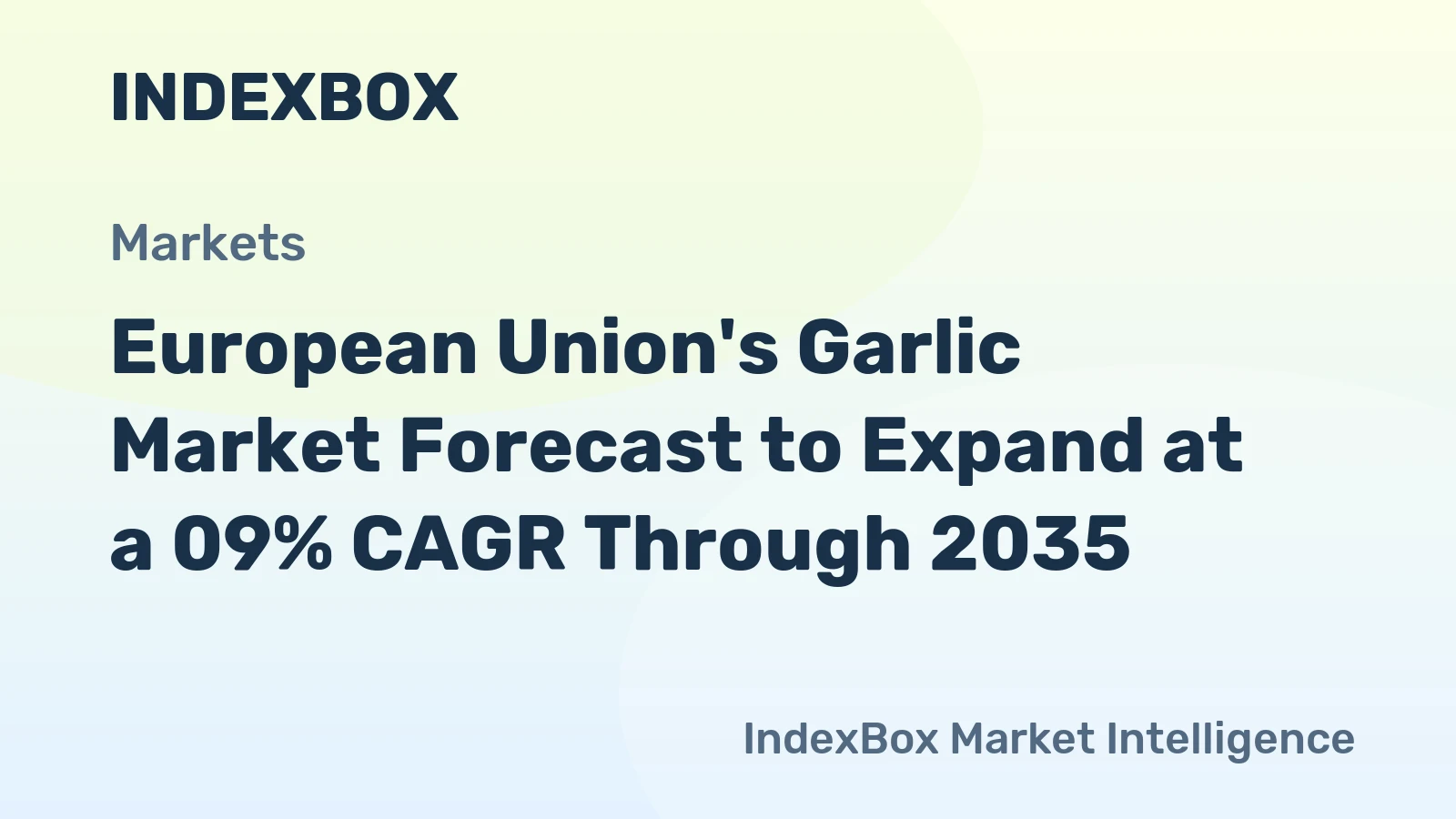 European Union's Garlic Market Forecast to Expand at a 09% CAGR Through 2035